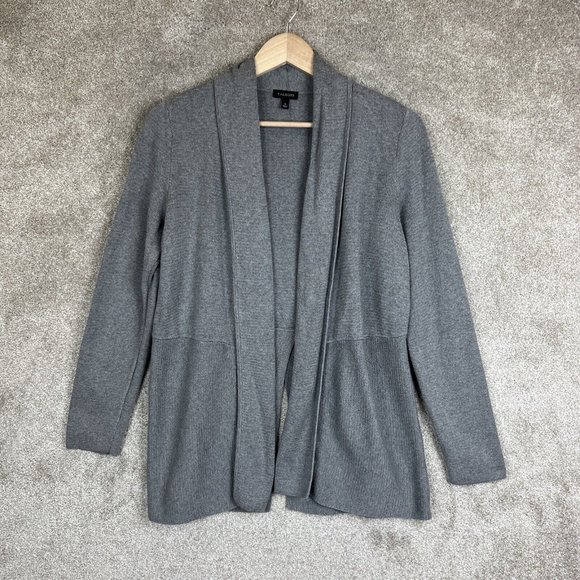 Talbots | Sweaters | Talbots Cardigan Sweater Womens Small Gray Long ...